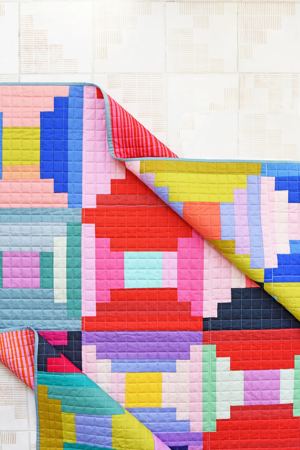 Ruby + Bee Blenders | Courthouse Steps Quilt Kit by Annabel Wrigley fo