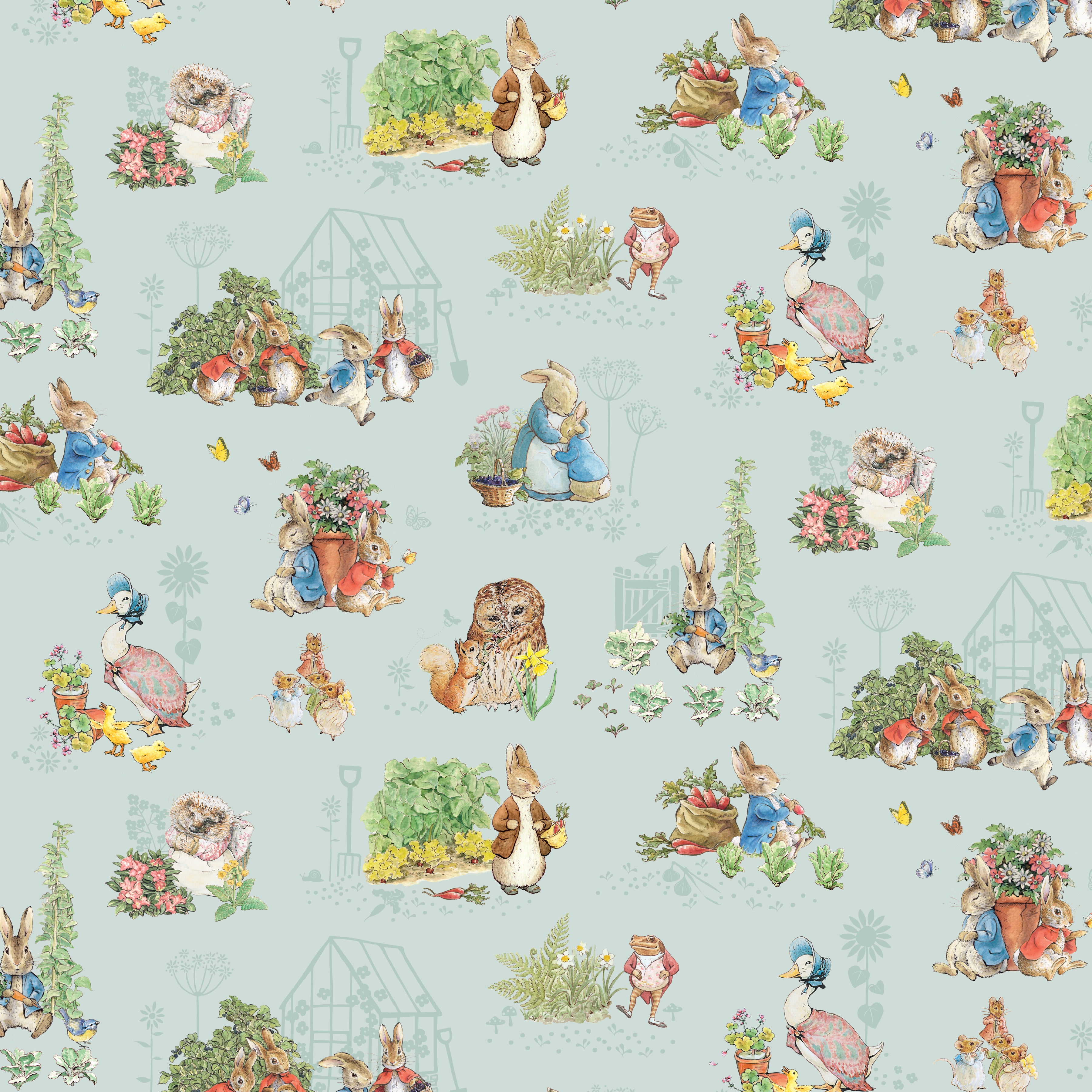 Peter Rabbit & Friends | Characters Blue by Beatrix Potter for Riley B