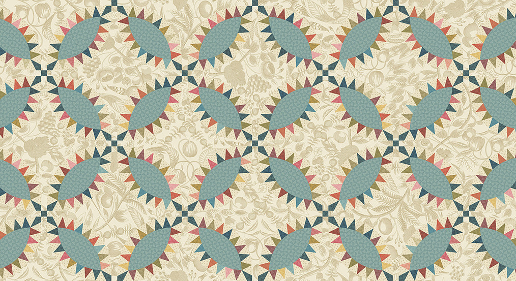 Square Dance | 108" Wide Backing Fabric by Laundry Basket Quilts for A