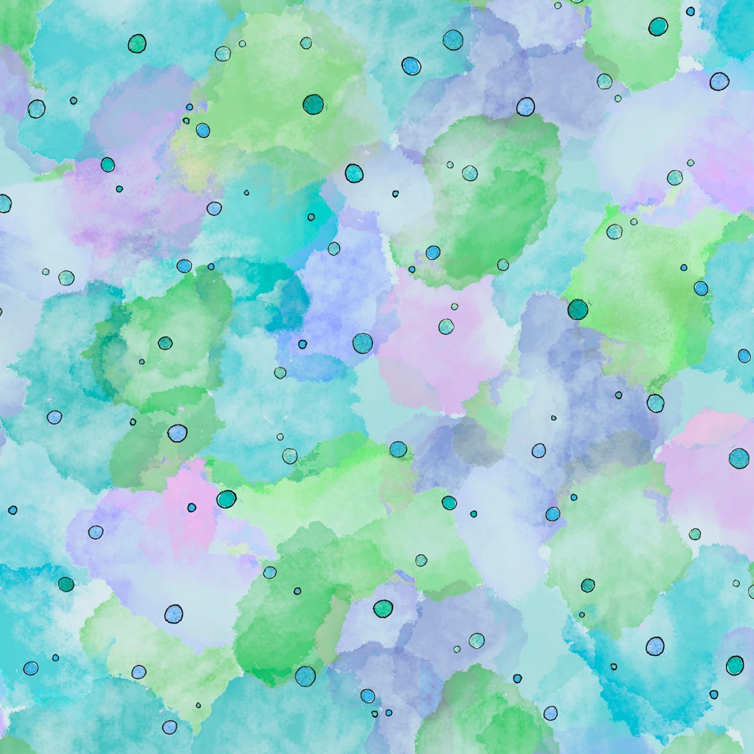 Pondside Pals | Clouds and Bubbles Multi by Jeremiah Ketner for P&B Te